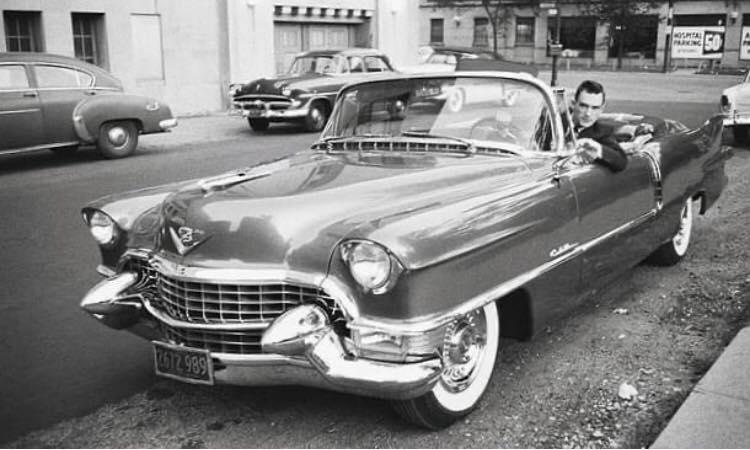 Hugh Heffner in a 55 Eldo - Period Photos - Post WWII - Antique ...