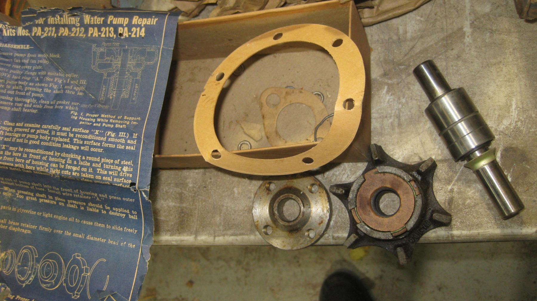 I.D. this water pump rebuild kit? - Buick - Pre War - Antique ...