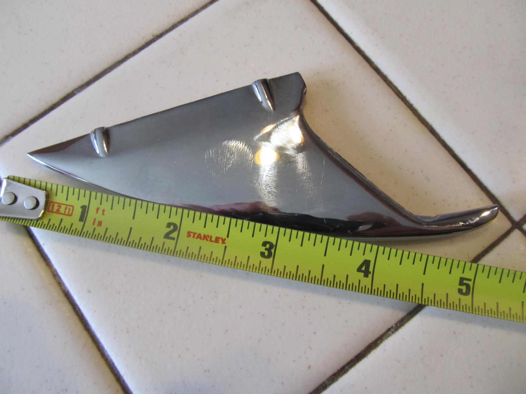 WHAT IS THIS HEAVY CHROME "FIN". - What is it? - Antique Automobile ...
