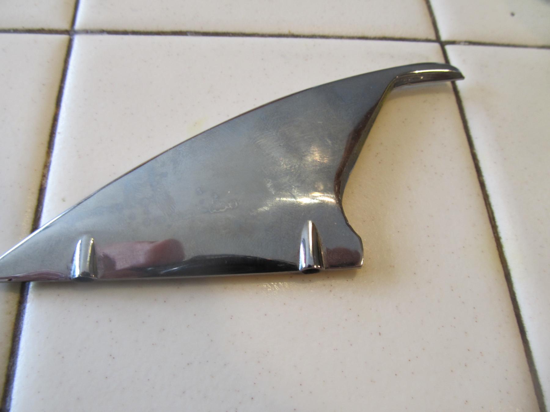 WHAT IS THIS HEAVY CHROME "FIN". - What is it? - Antique Automobile ...