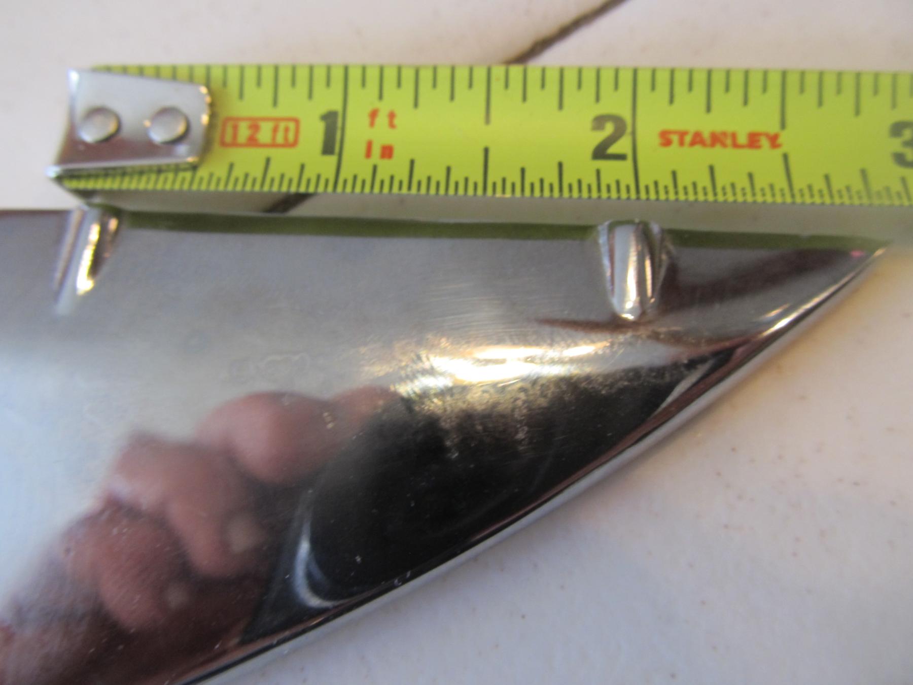 WHAT IS THIS HEAVY CHROME "FIN". - What is it? - Antique Automobile ...