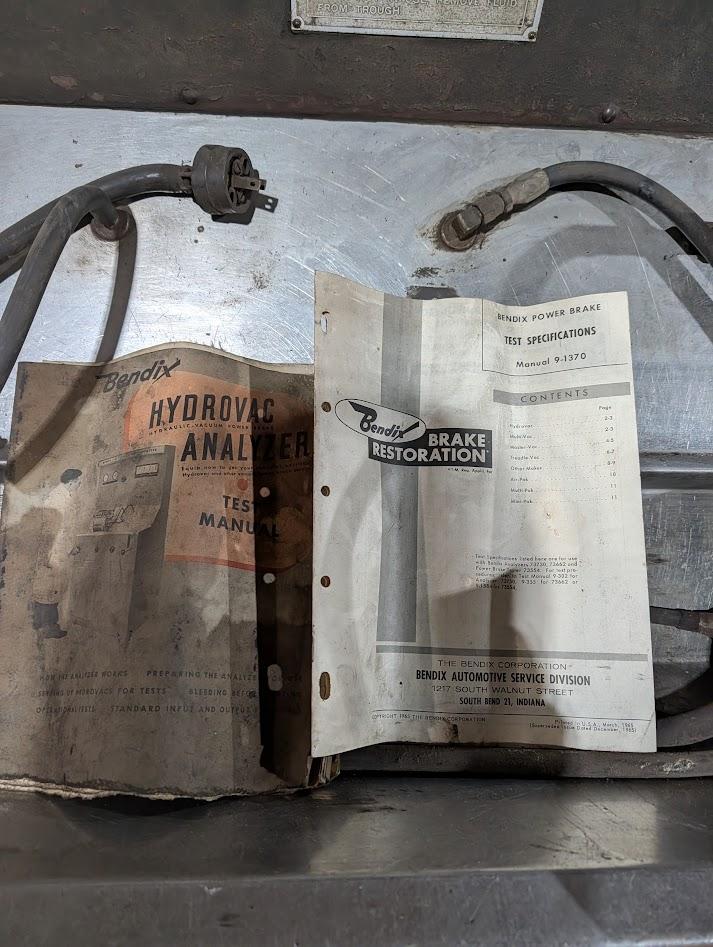 FS Bendix Hydrovac test bench / stand from the 1960's - Parts For Sale ...