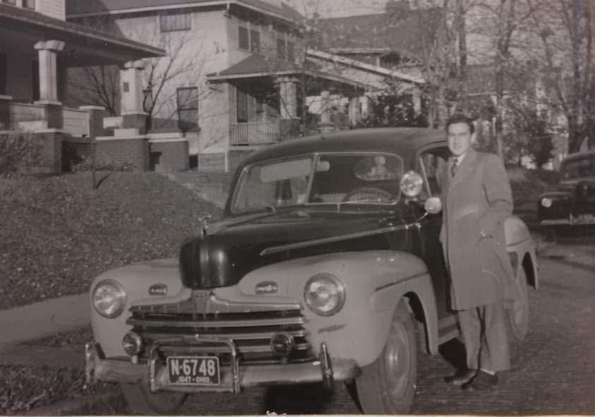 Returning soldier buys new Ford - Period Photos - Post WWII - Antique ...