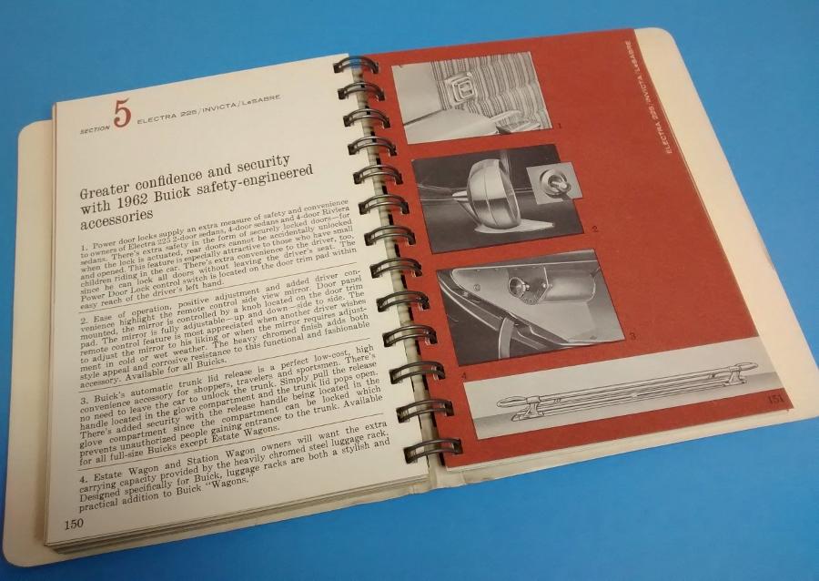 1962 BUICK Features and Facts Dealer Salesman's Guide Book. Full of ...