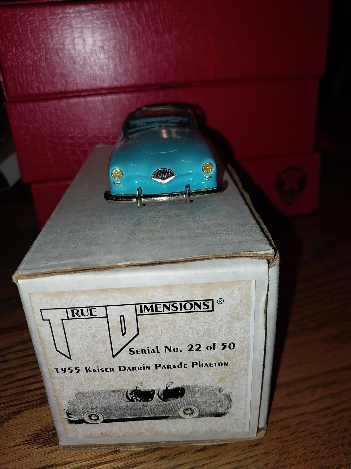 FOR SALE RARE KAISER DARRIN PHAETON TRUE DIMENSIONS MODEL - Kaiser ...