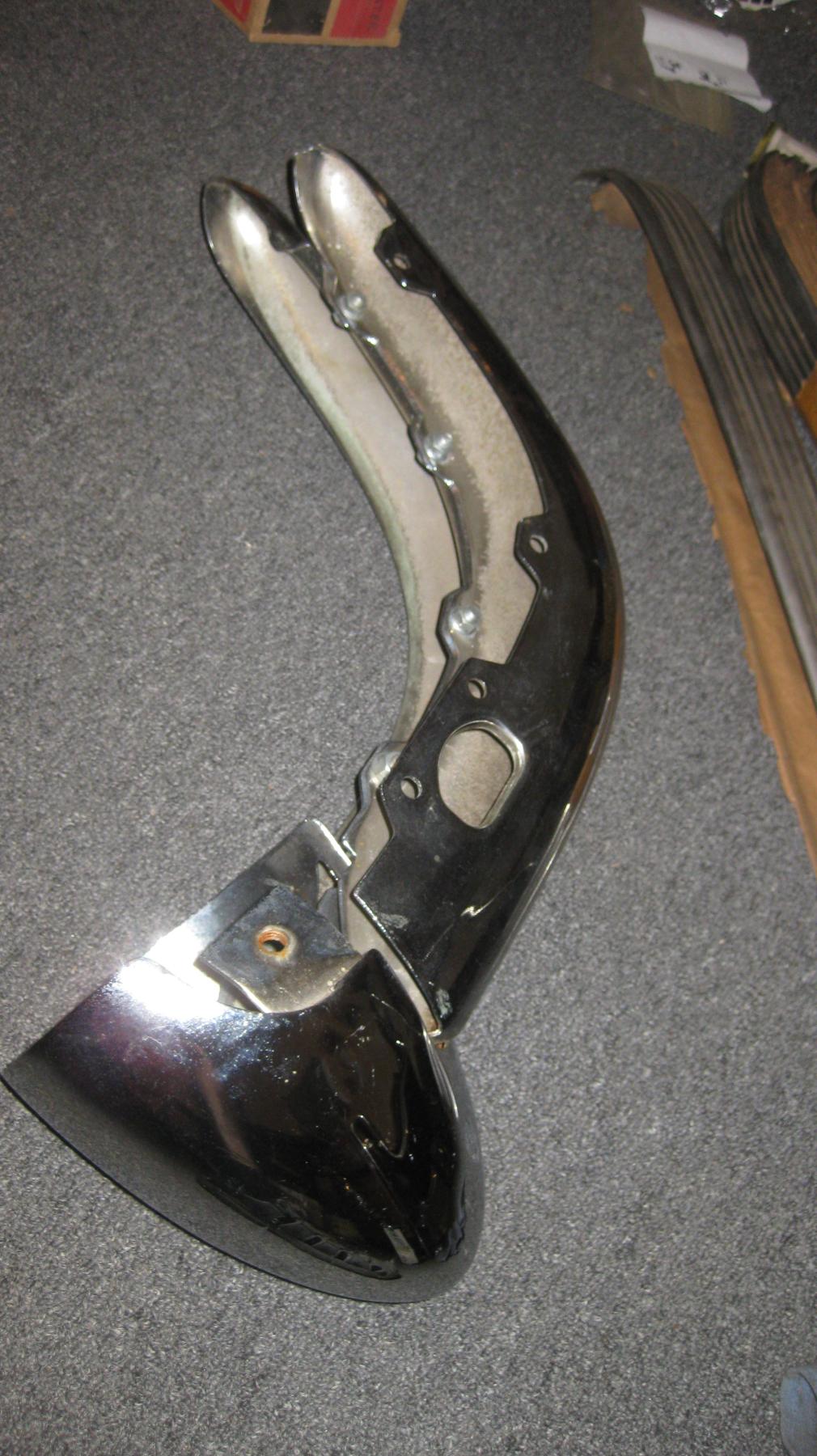 Show quality 1955 Buick front bumper bullet & extension, for sale ...