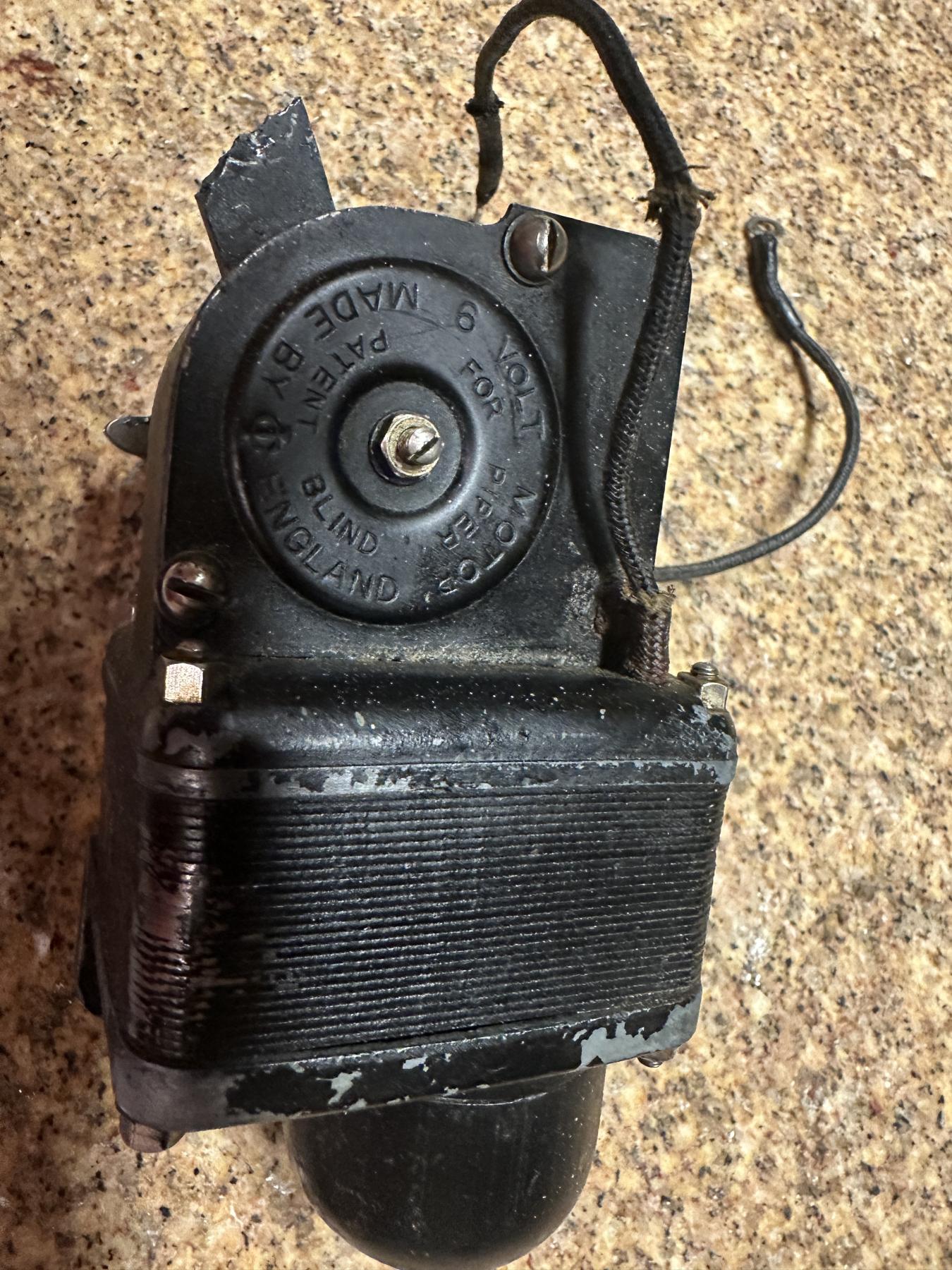 Piper Electric Shade Motor - What is it? - Antique Automobile Club of ...