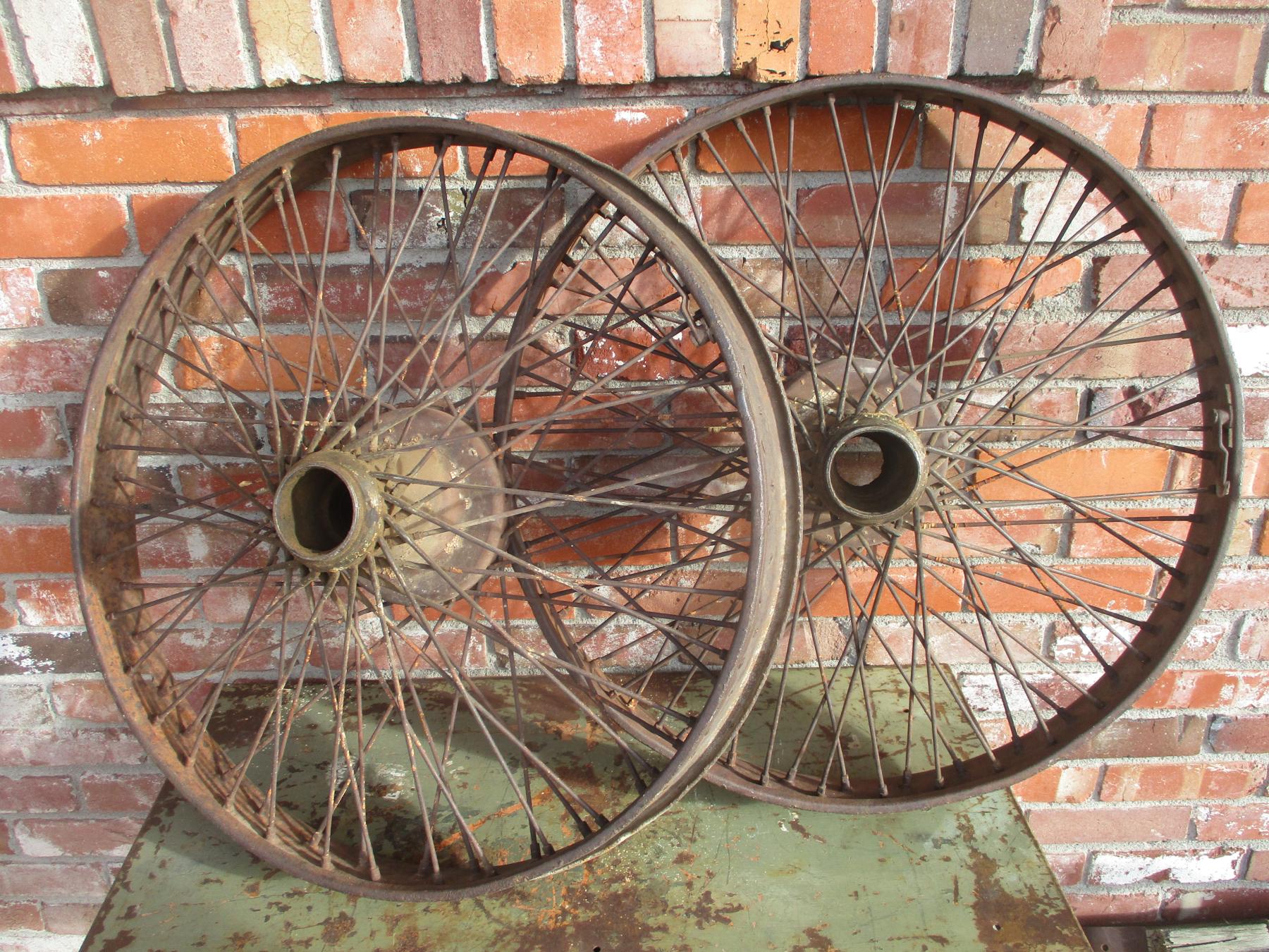 Pair STAN-WELD 26" clincher front wire wheels - Electric Cars (Milburn ...