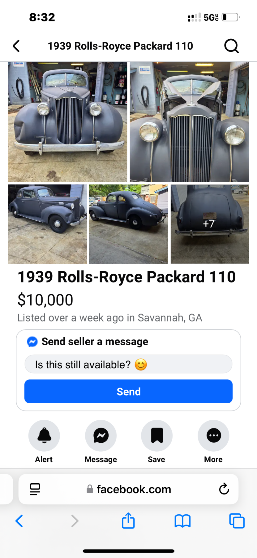 1938 Packard dual side mount coupe - $19,000 - "Not Mine" Automobiles ...