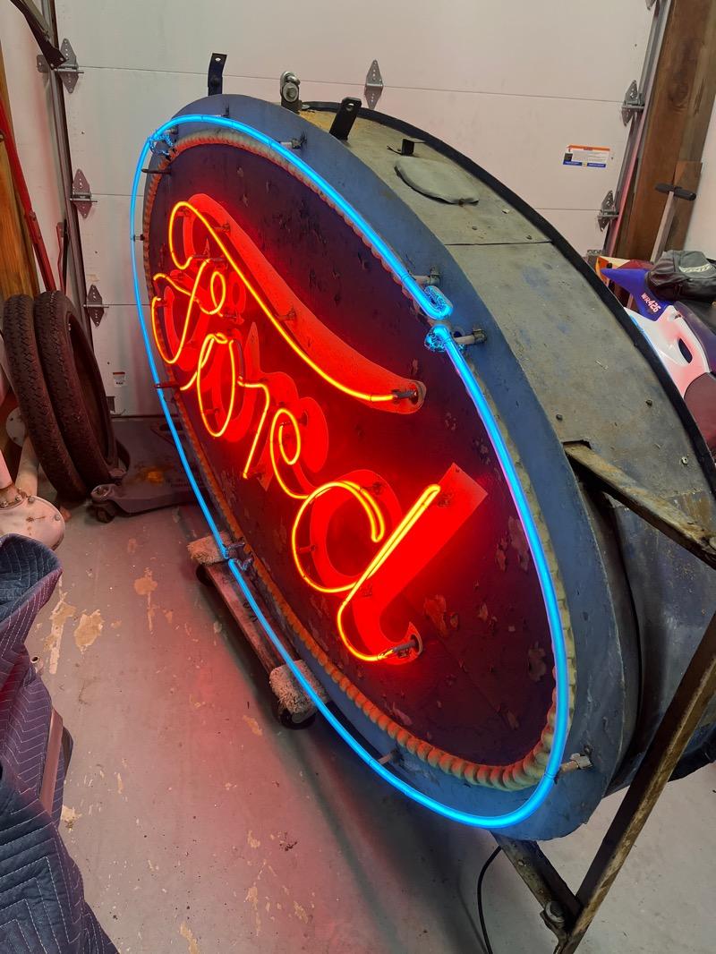 FS - Ford Double Sided Neon Sign circa 1935 - Memorabilia, Toys, Art ...