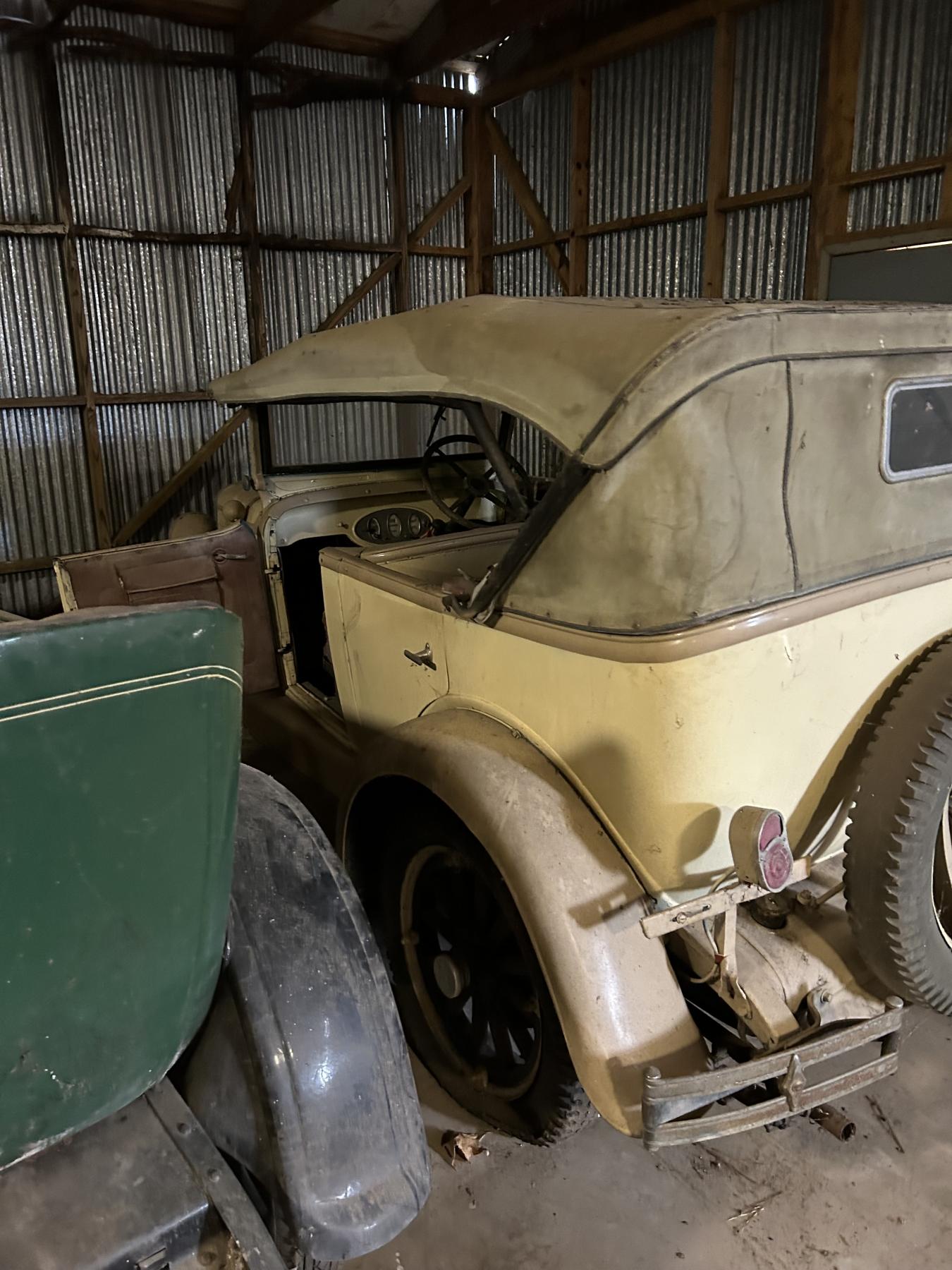 Any ideas what this car is? Chevy? Another barn find. Hope I don't get ...