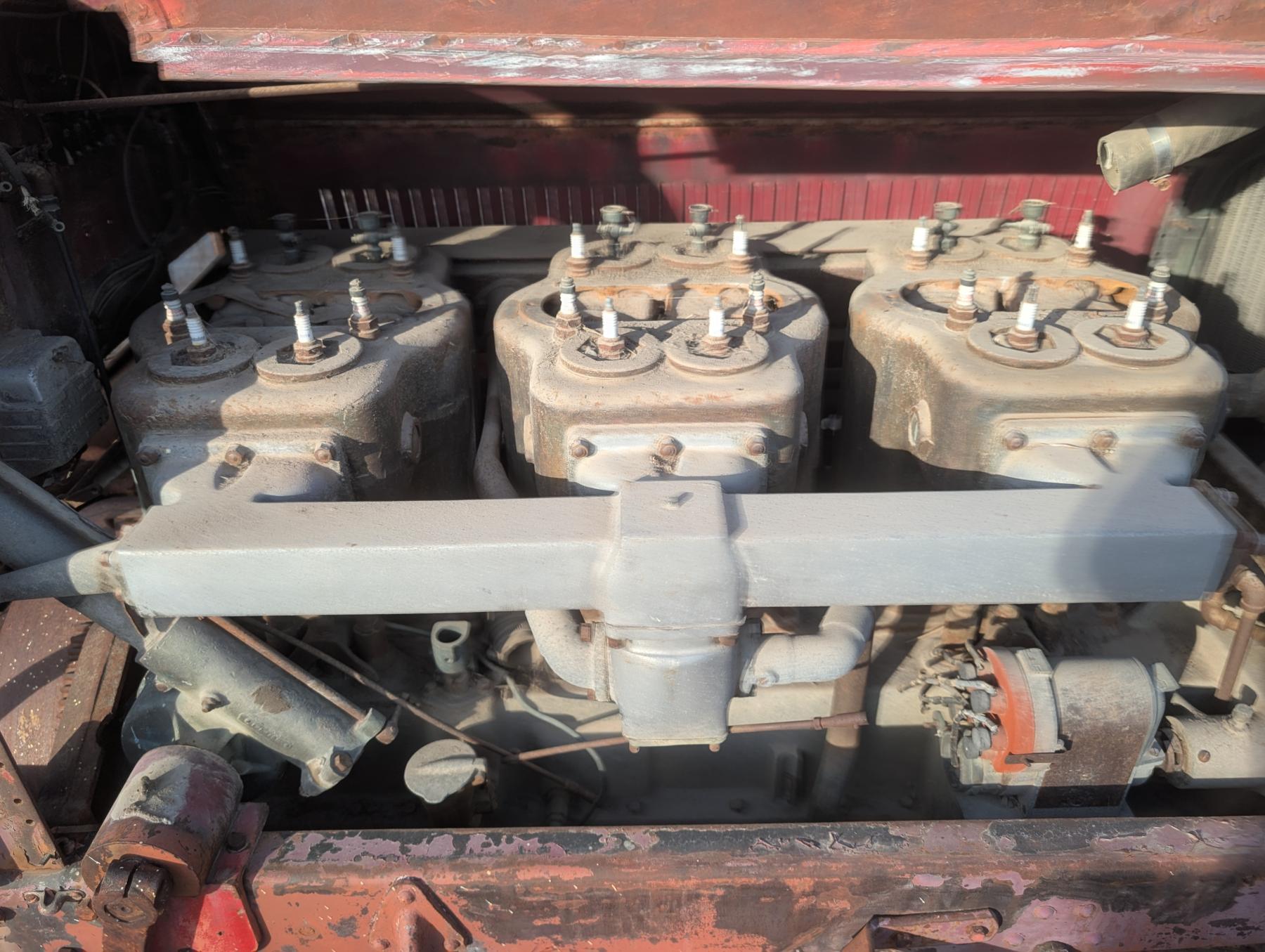 6 cylinder 850 CID T head American- LaFrance engine and parts for sale ...