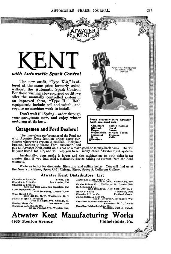 Atwater Kent distributor gear drive pat. 1912 Car?? - What is it ...