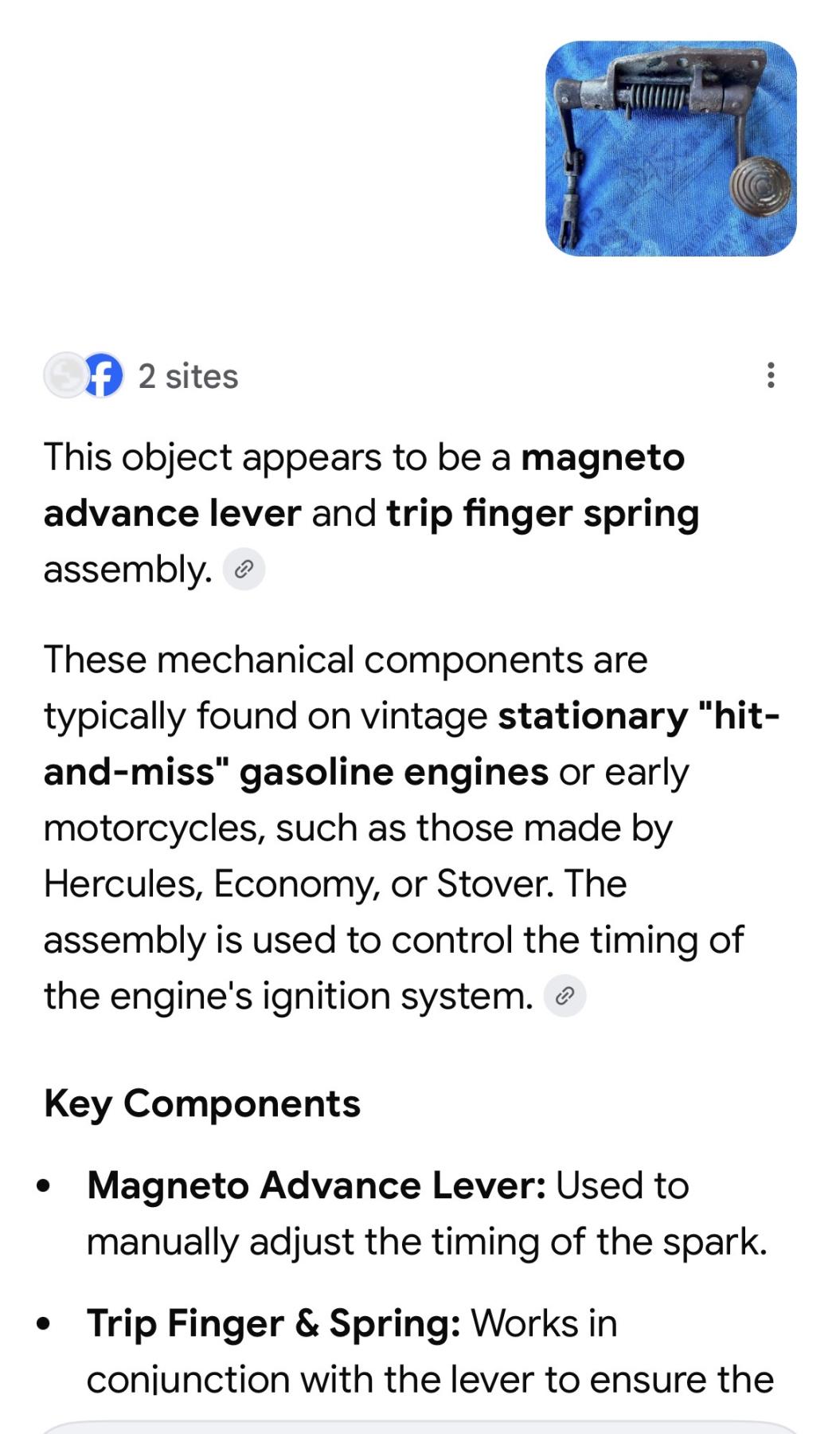 Cut out or other pedal control (magneto advance?) - What is it ...