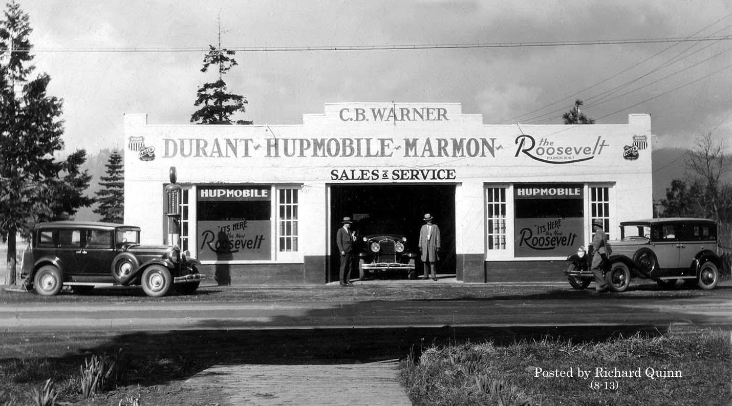 Durant - Hupmobile - Marmon - Roosevelt dealer c1929 - General ...