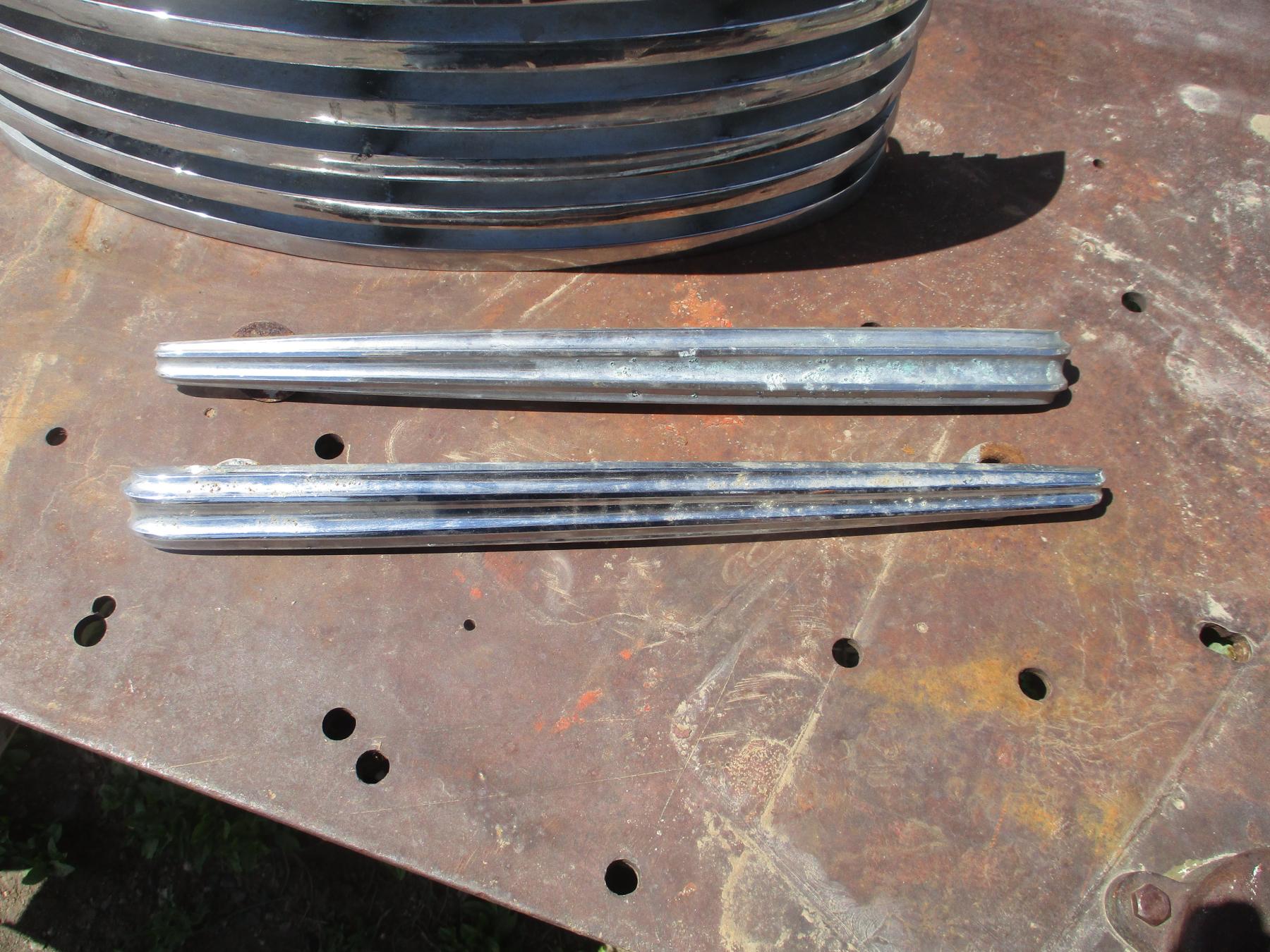 FS 1946-48 NASH front grills,one side piece and 48 hood side trim ...
