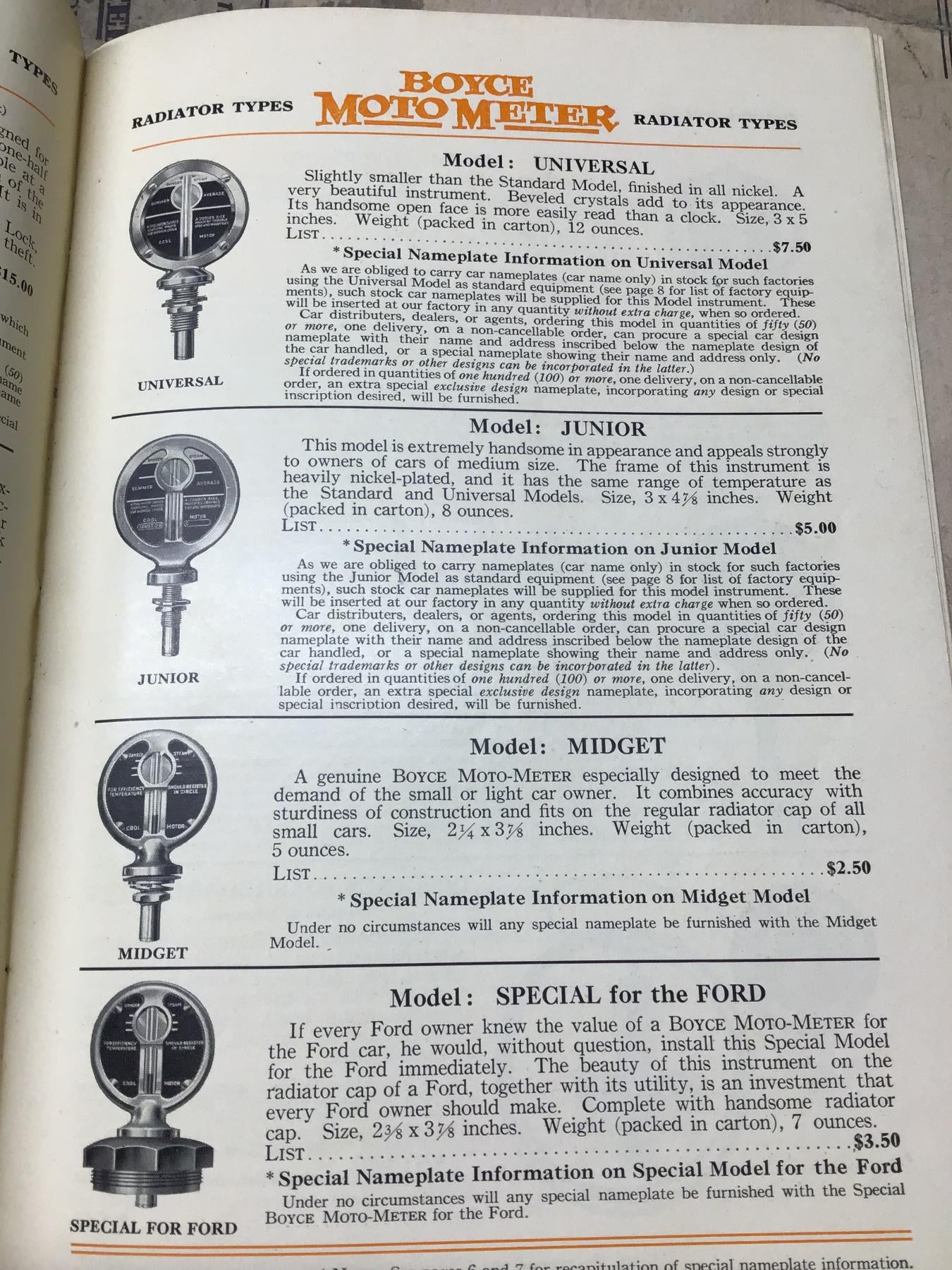 Boyce moto-meter - What is it? - Antique Automobile Club of America ...