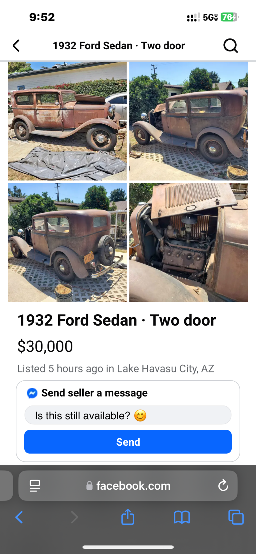 1932 Ford sedan two door, not mine. - "Not Mine" Automobiles For Sale ...