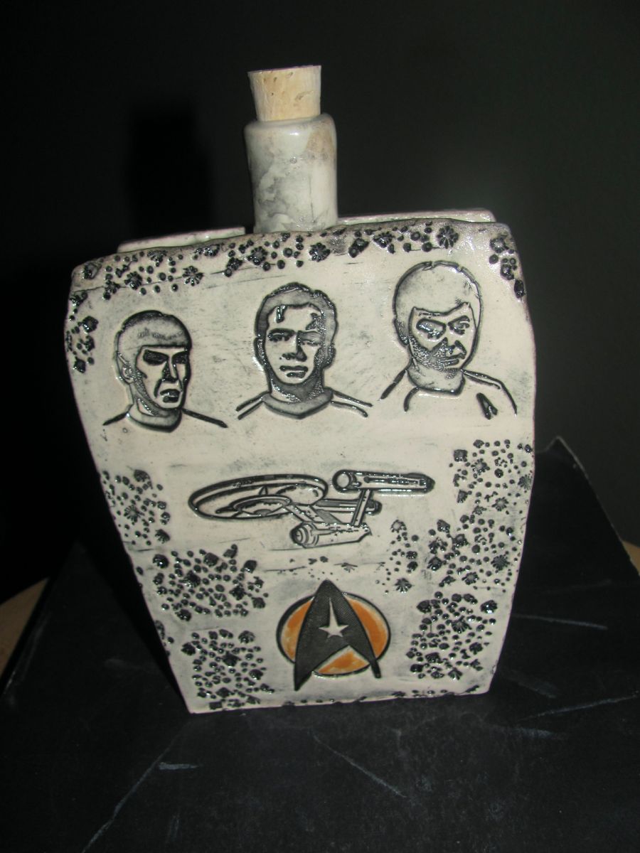 Handmade Ceramic Star Trek Flask - Browse Member Galleries - Ceramic ...
