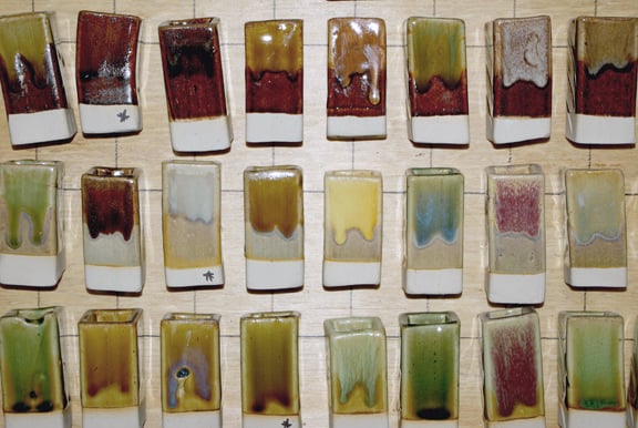 Making a glaze chart - Studio Operations and Making Work - Ceramic Arts ...
