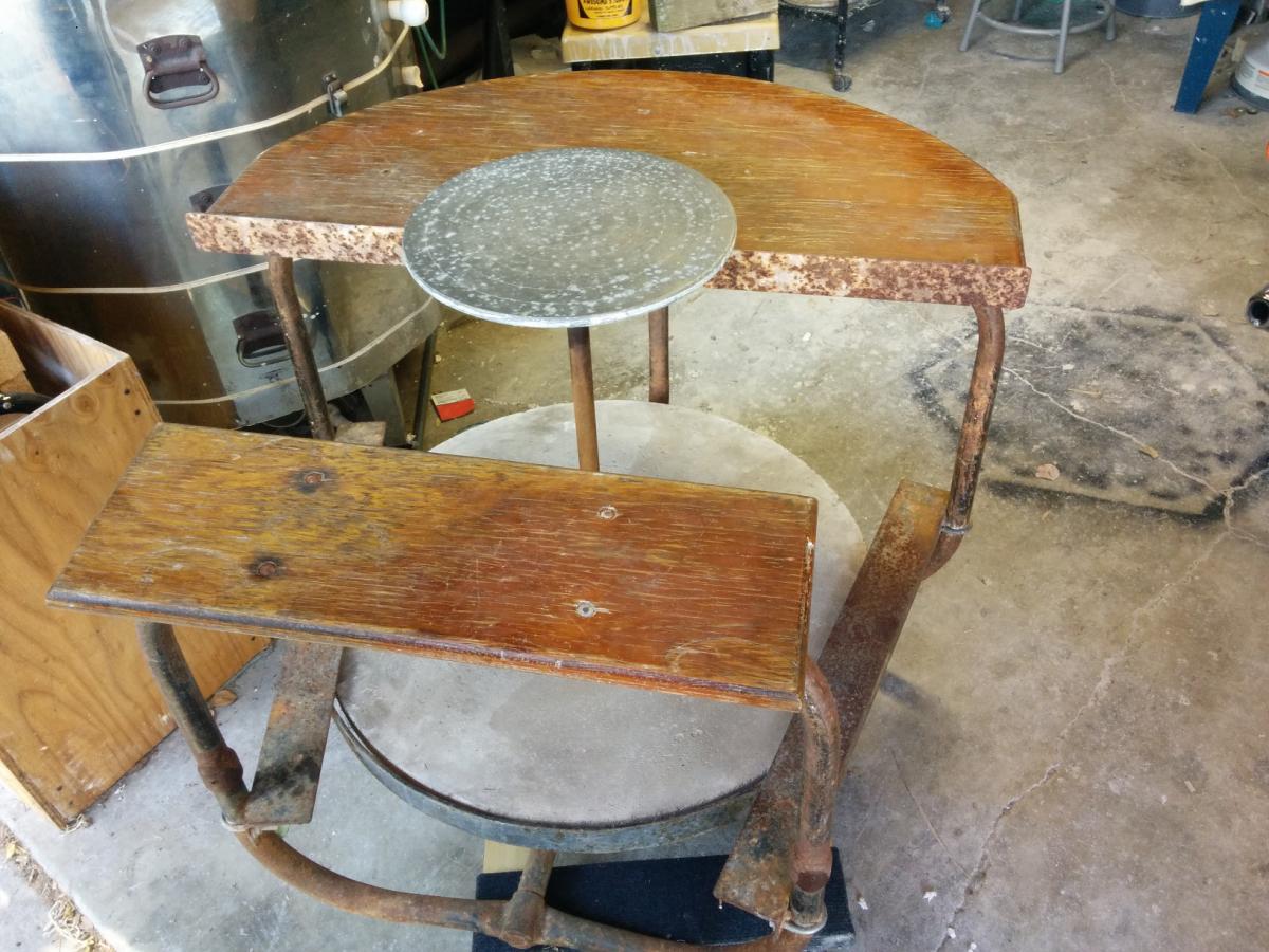 New (Early) Rusty Old Soldner Kickwheel Project. Paint Question ...