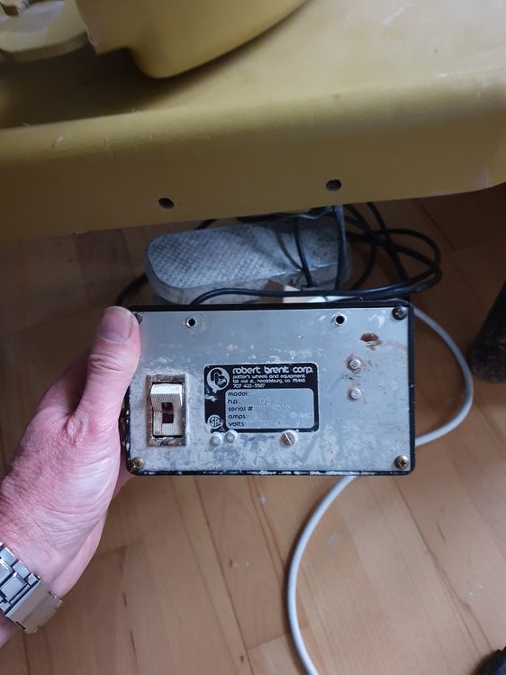 Old Brent model B, control box attachment & earth query - Equipment Use ...