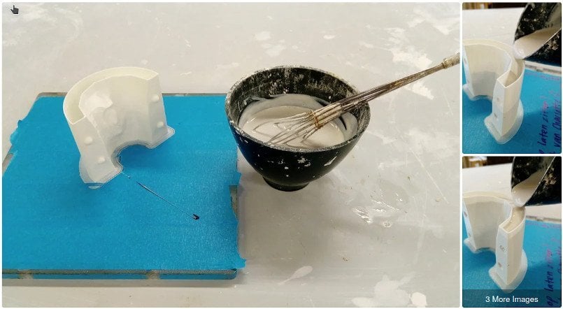 Making silicon molds for plaster molds (for slip casting) - Mold Making ...