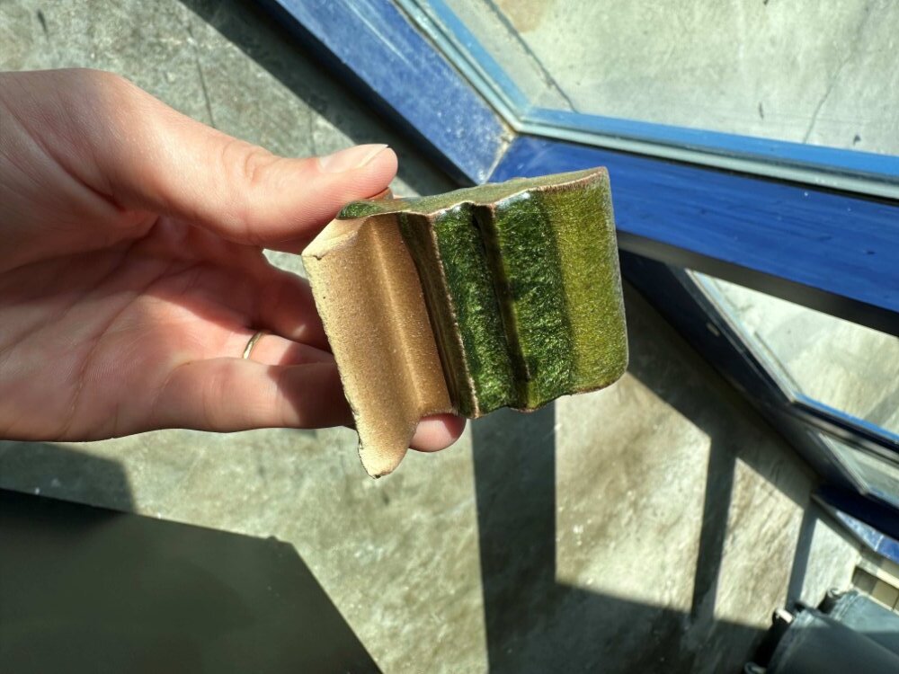 Dark color result on clay body in electric kiln - Clay and Glaze ...