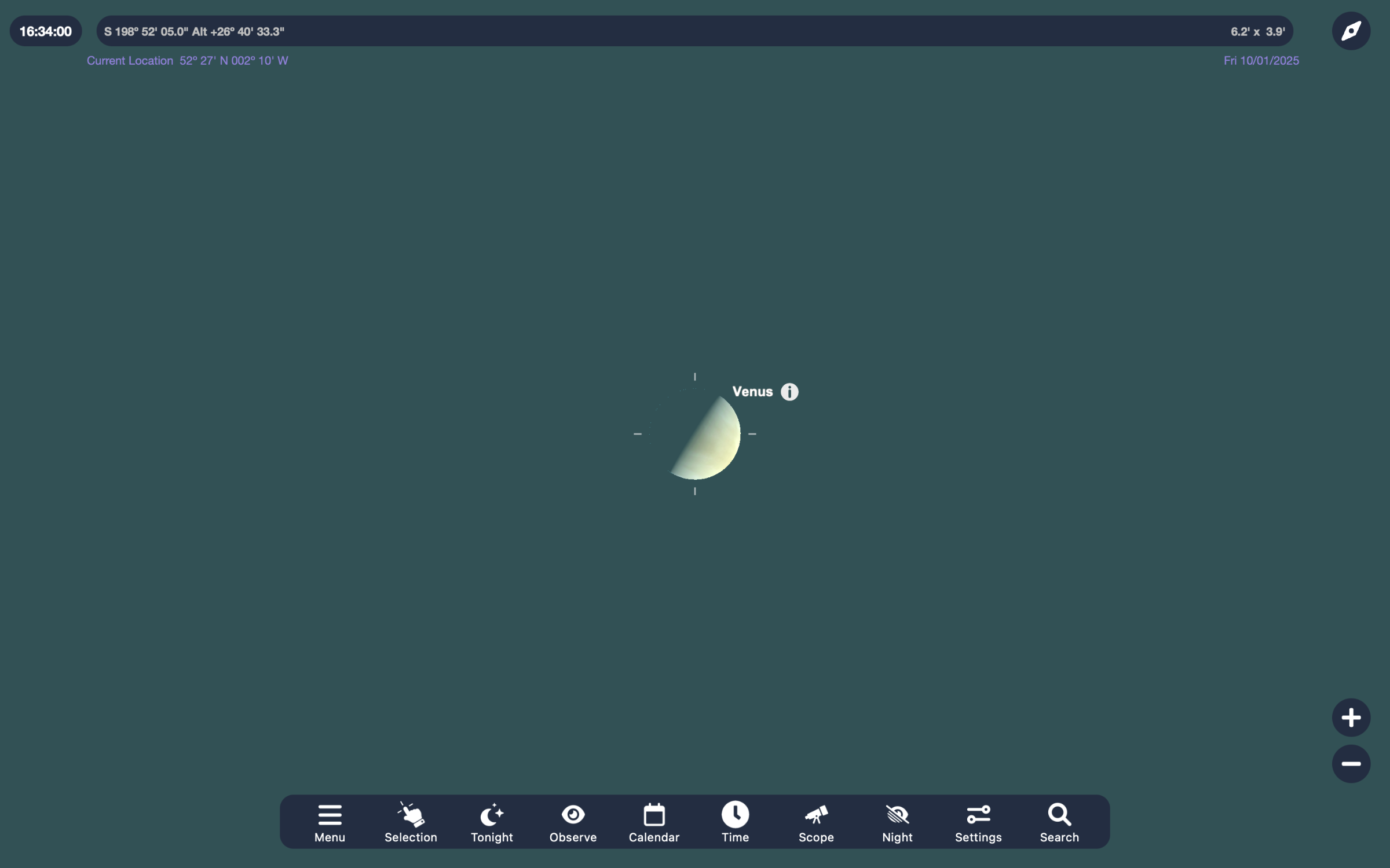 Venus at Greatest Elongation 10/1/25 - Lunar or planetary observing ...