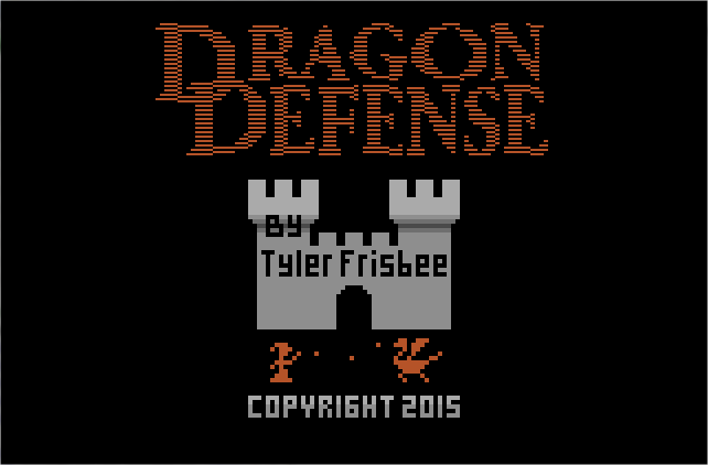 Dragon Defense title screen - Member's Gallery - AtariAge Forums