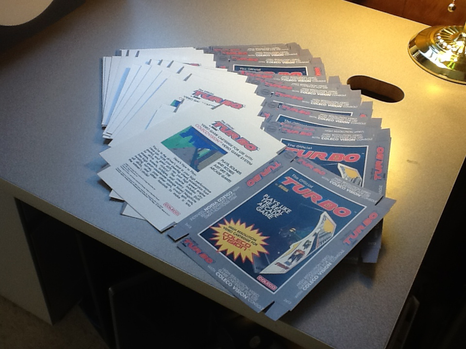 Authentic Replica Boxes: TURBO - ColecoVision / Adam - AtariAge Forums