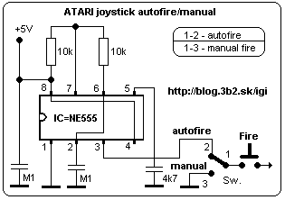 Schematic for a rapid fire / turbo button? - Atari 2600 - AtariAge Forums