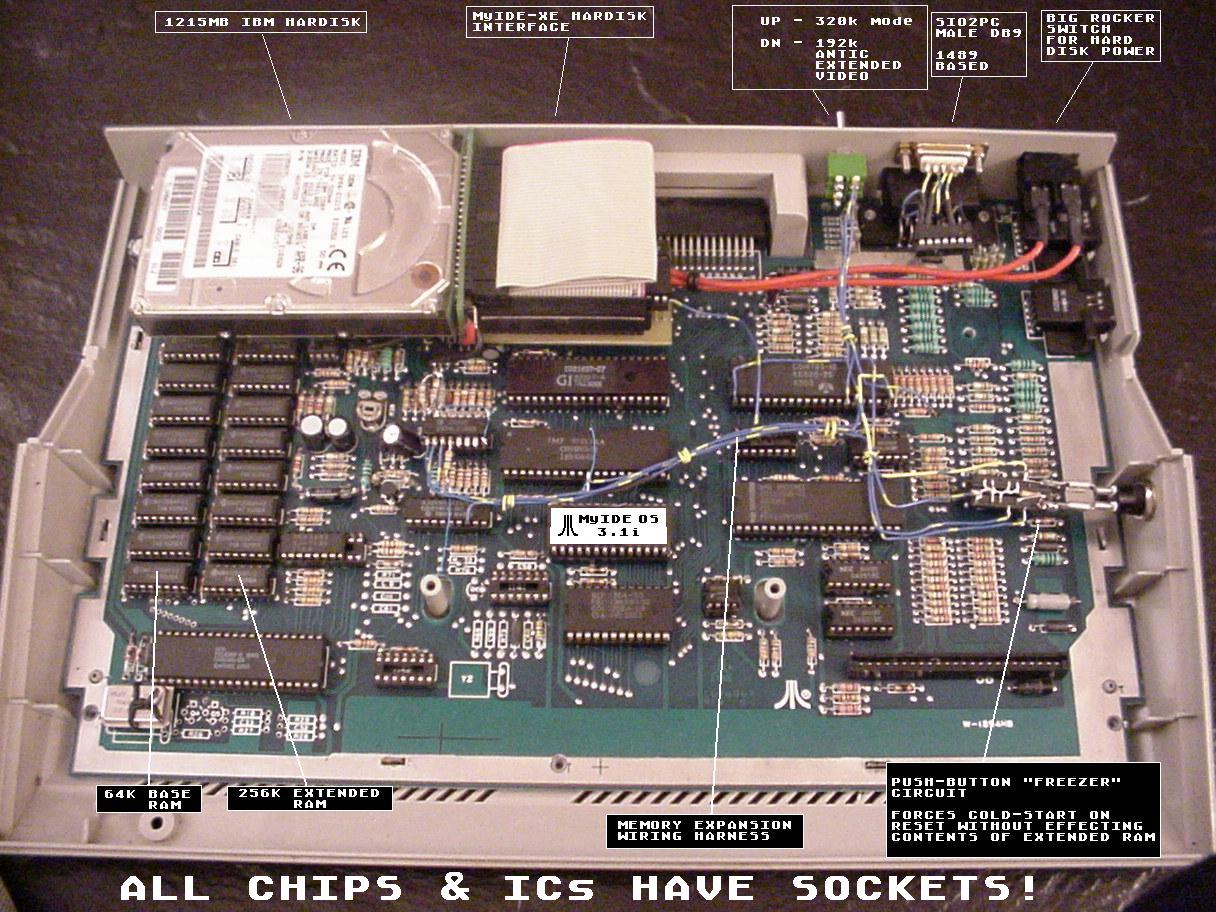 Heavily modded 130XE in Netherlands - Atari 8-Bit Computers - AtariAge ...