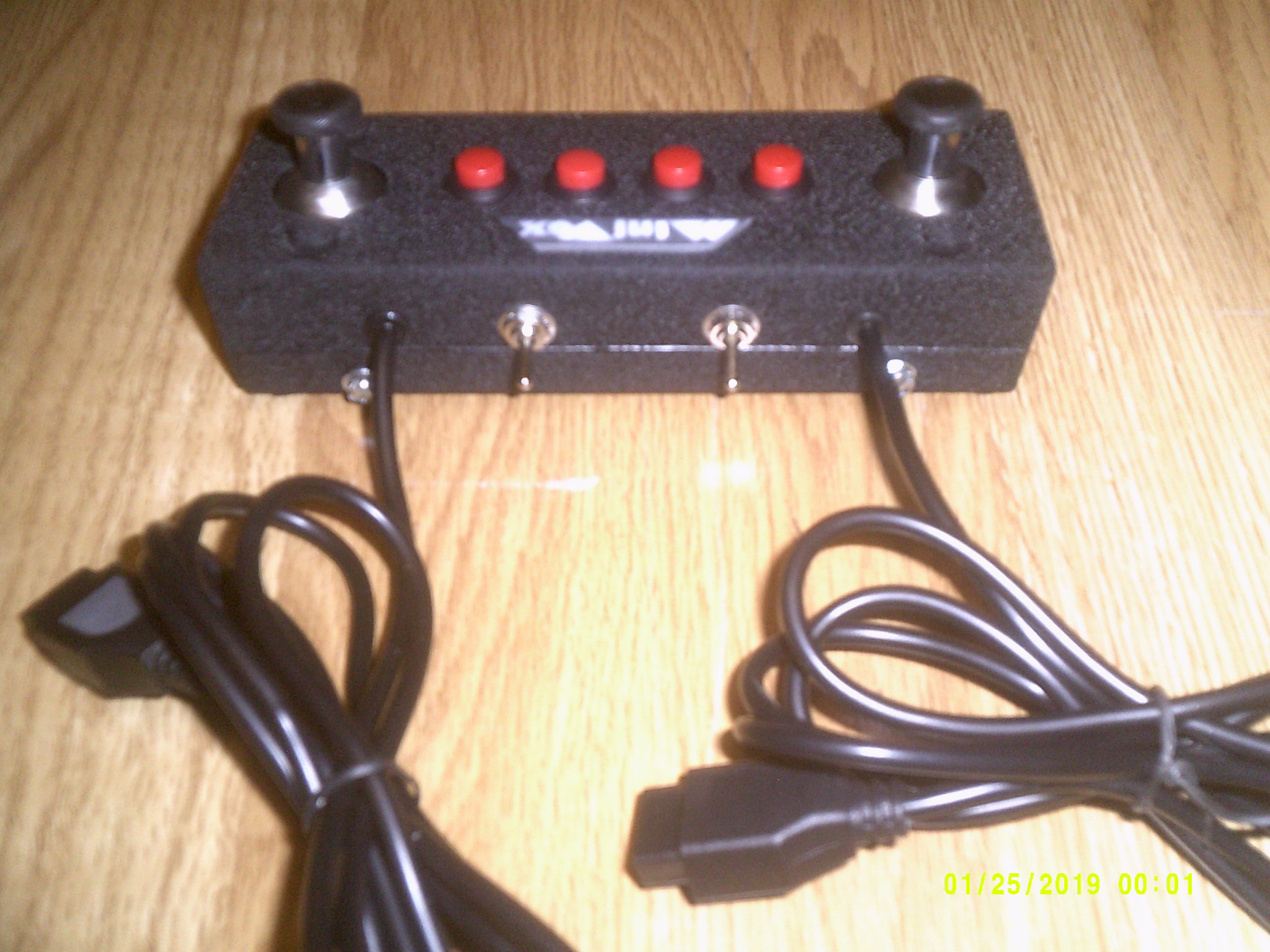 New MiniVex Twin Stick for Atari 2600 / 7800, dual joystick controller ...