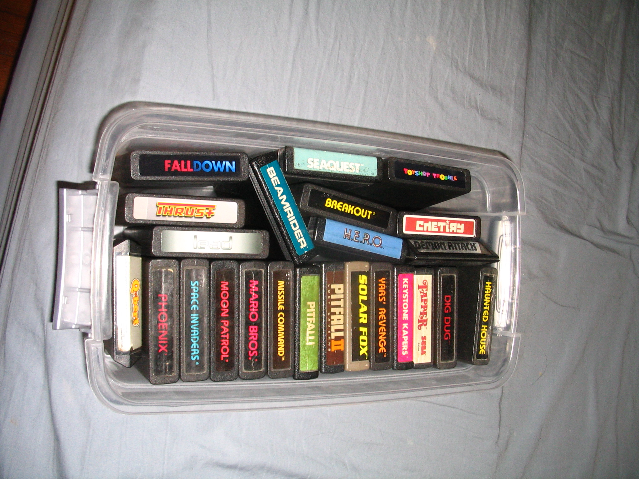Pic of my 'A' Titles Bin - Atari 2600 - AtariAge Forums