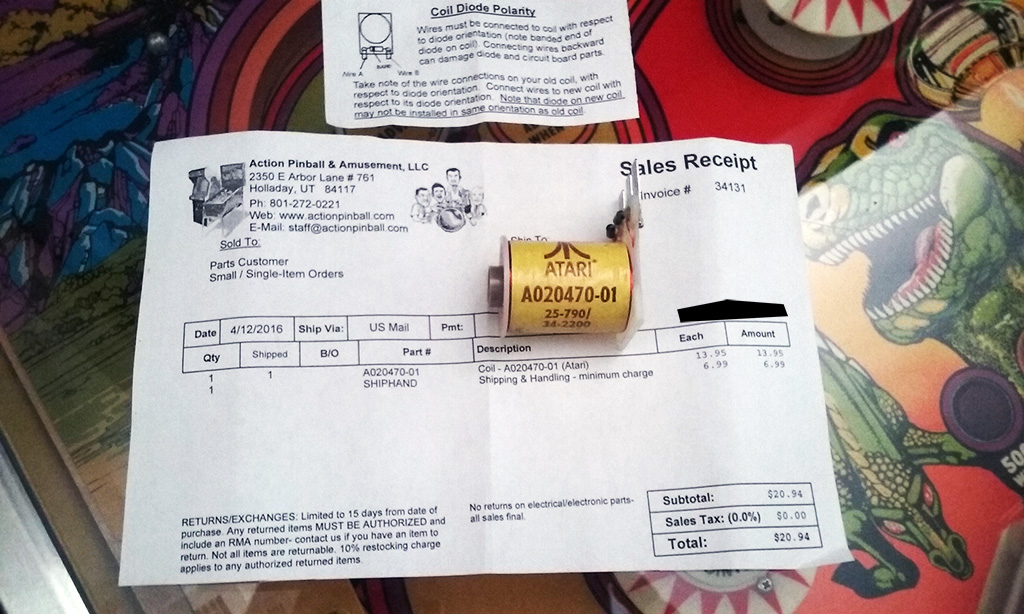 Great source for Atari pinball parts - Arcade and Pinball - AtariAge Forums