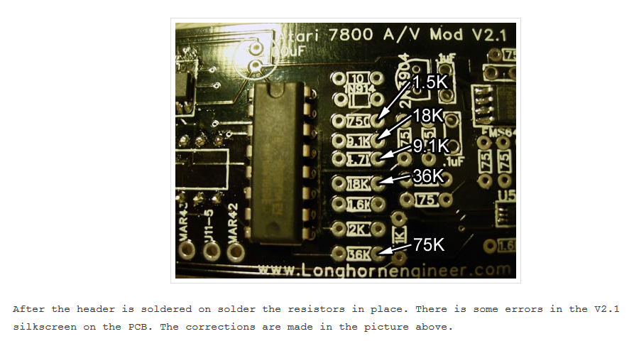 7800 AV Mod: Anyone now do it? - Atari 7800 - AtariAge Forums