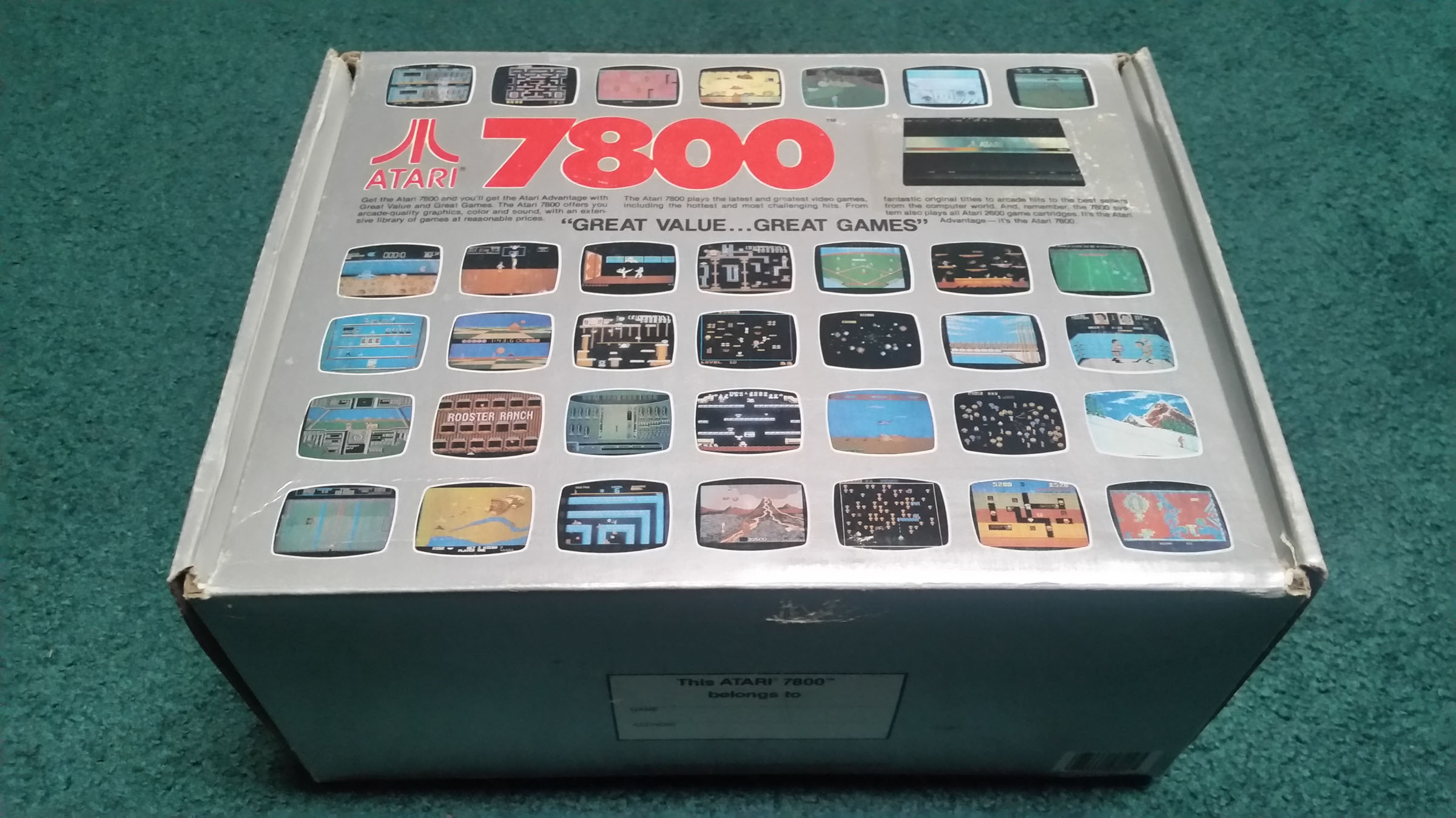 Unusual 7800 system box - Atari 7800 - AtariAge Forums