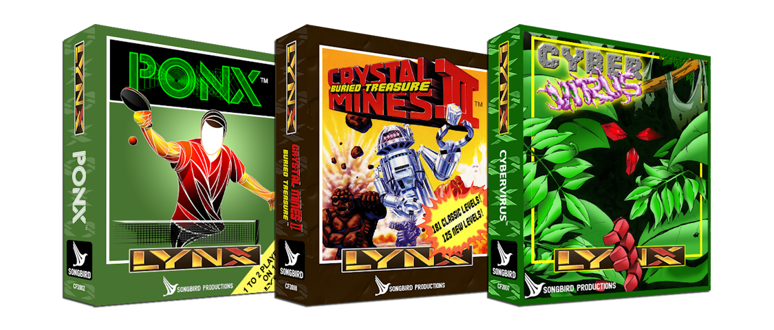 Authentic printed boxes for Songbird Lynx games - Atari Lynx - AtariAge ...