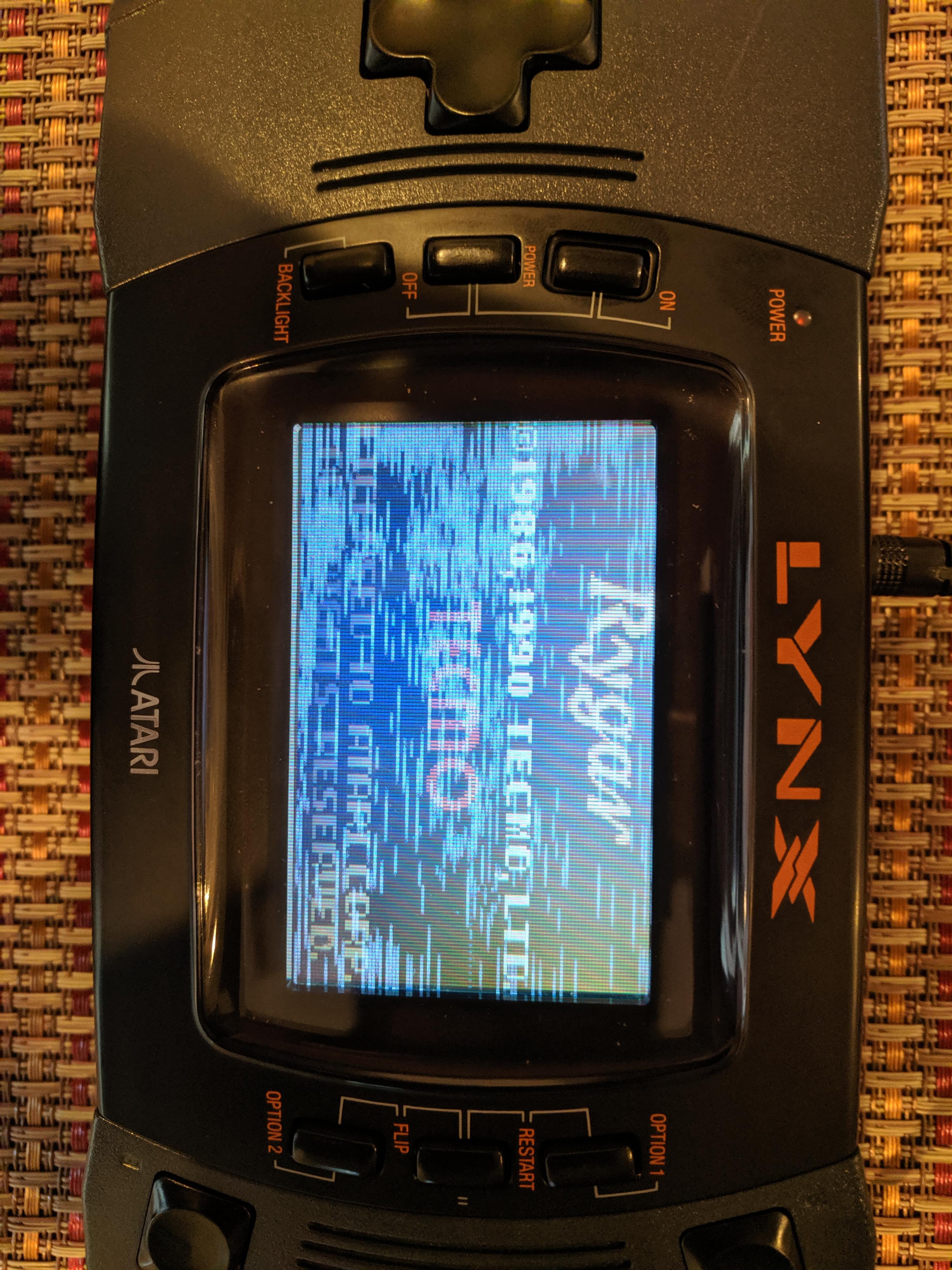 Lynx II Won't Go Past Title Screen - Atari Lynx - AtariAge Forums
