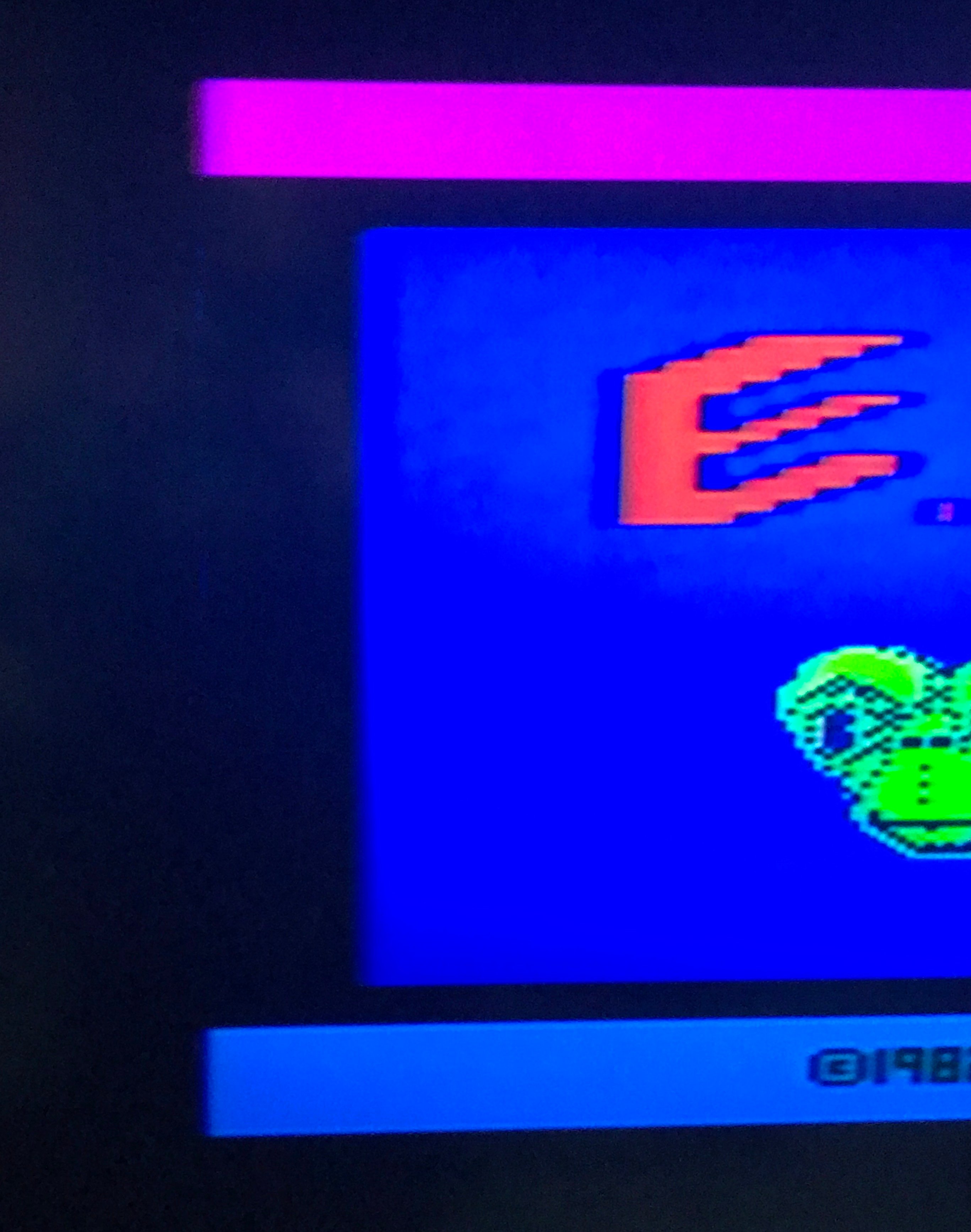 Blue Vertical Lines on 2600 - Atari 2600 - AtariAge Forums