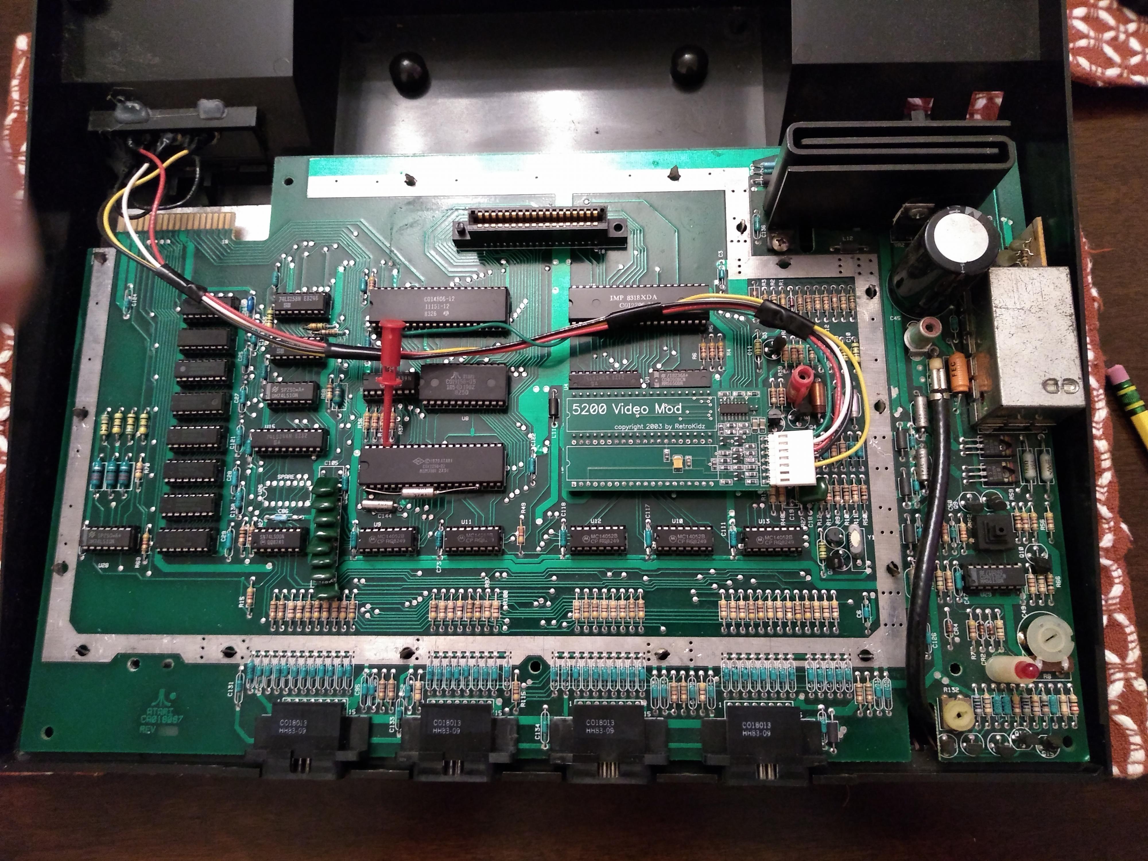Retrokidz video mod and RF - Atari 5200 - AtariAge Forums
