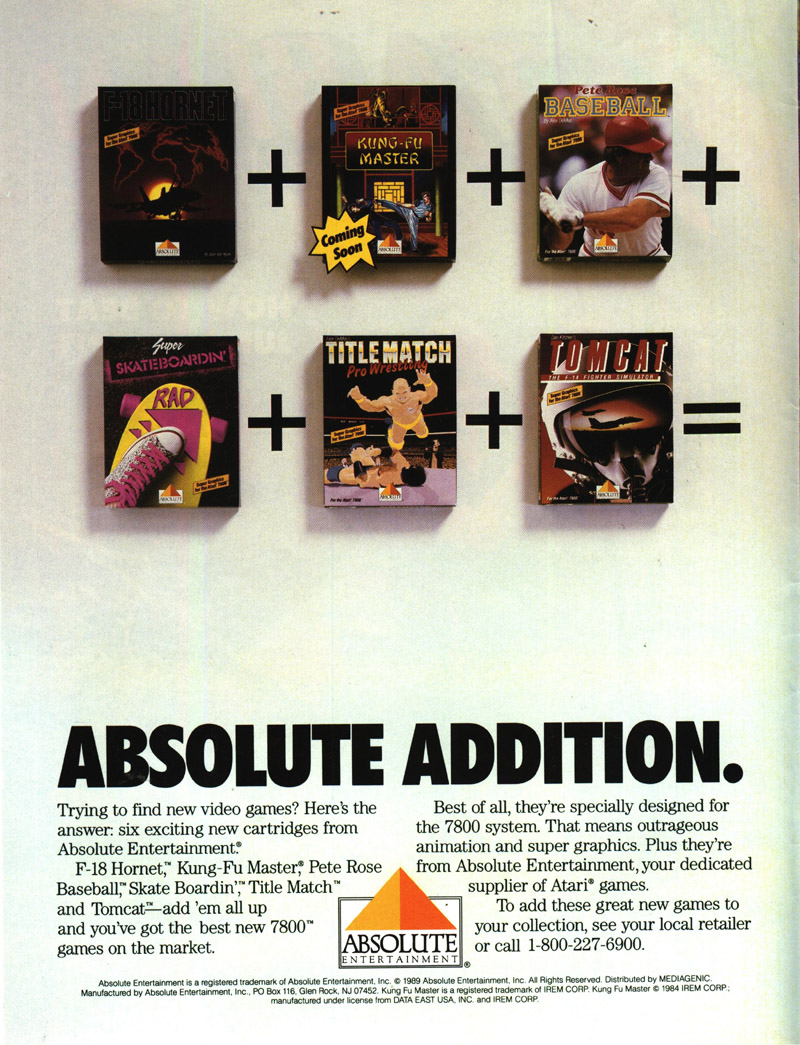 A few more vintage Atari 7800 print ads - Atari 7800 - AtariAge Forums