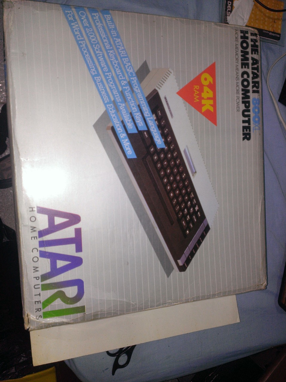 REPAIRED ATARI 800XL memory test screen squares display - Atari 8-Bit ...