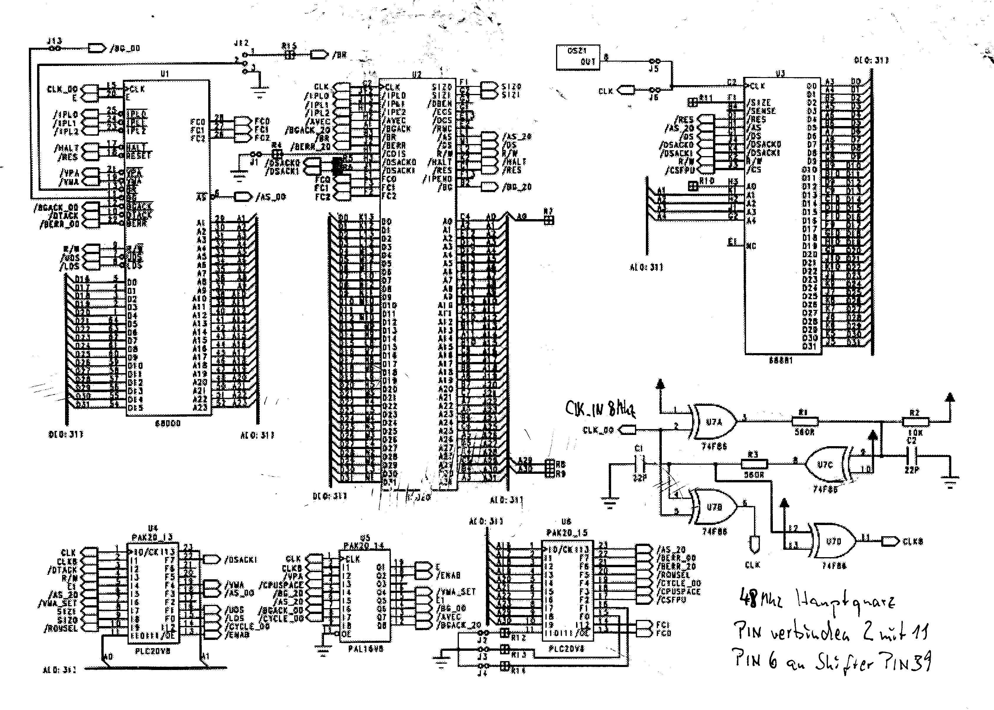 WANTED working PAK 020 for STFM - Atari ST/TT/Falcon Computers ...