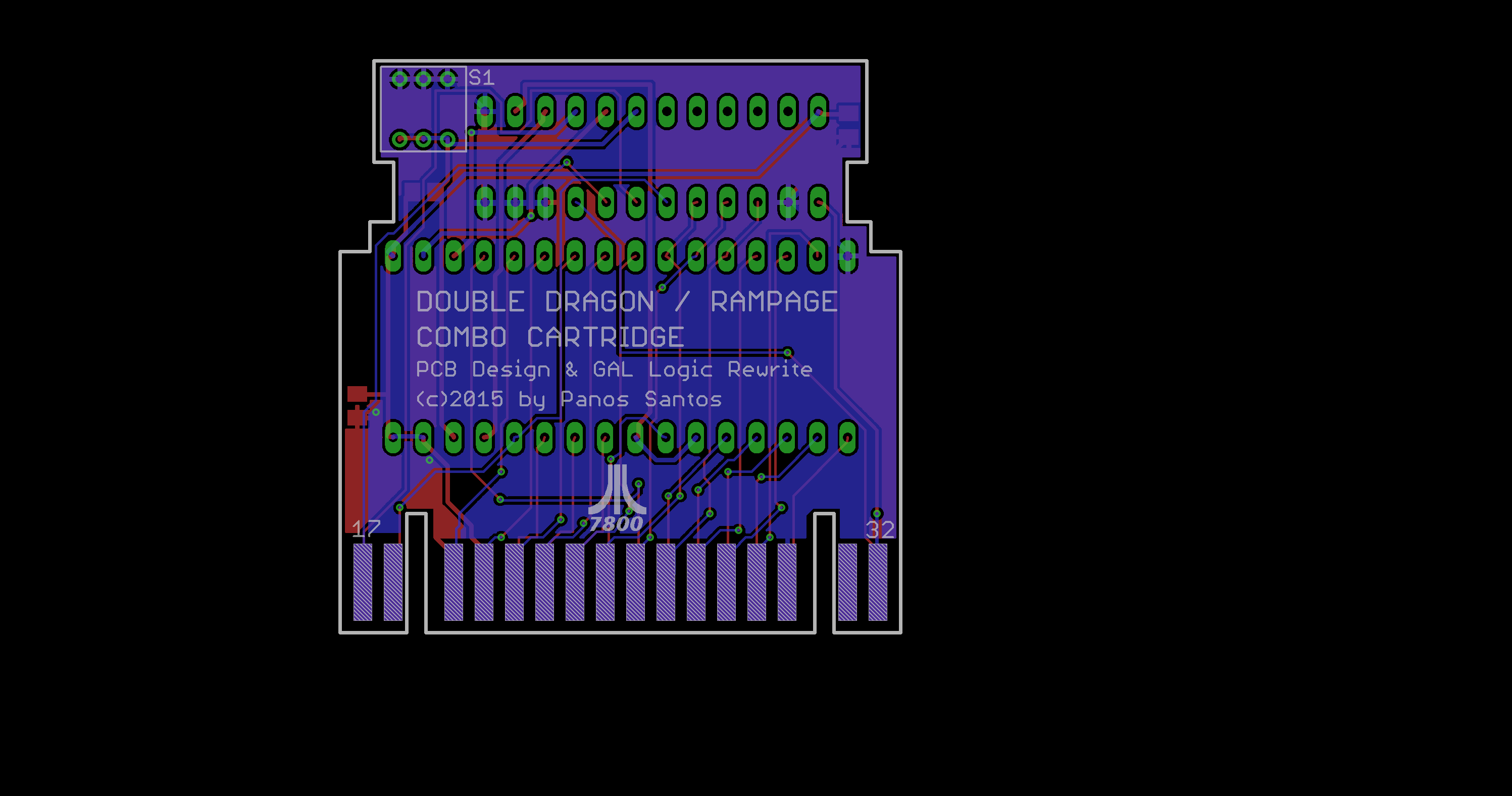 New PCB for Activision's Rampage / Double Dragon Interest Thread ...