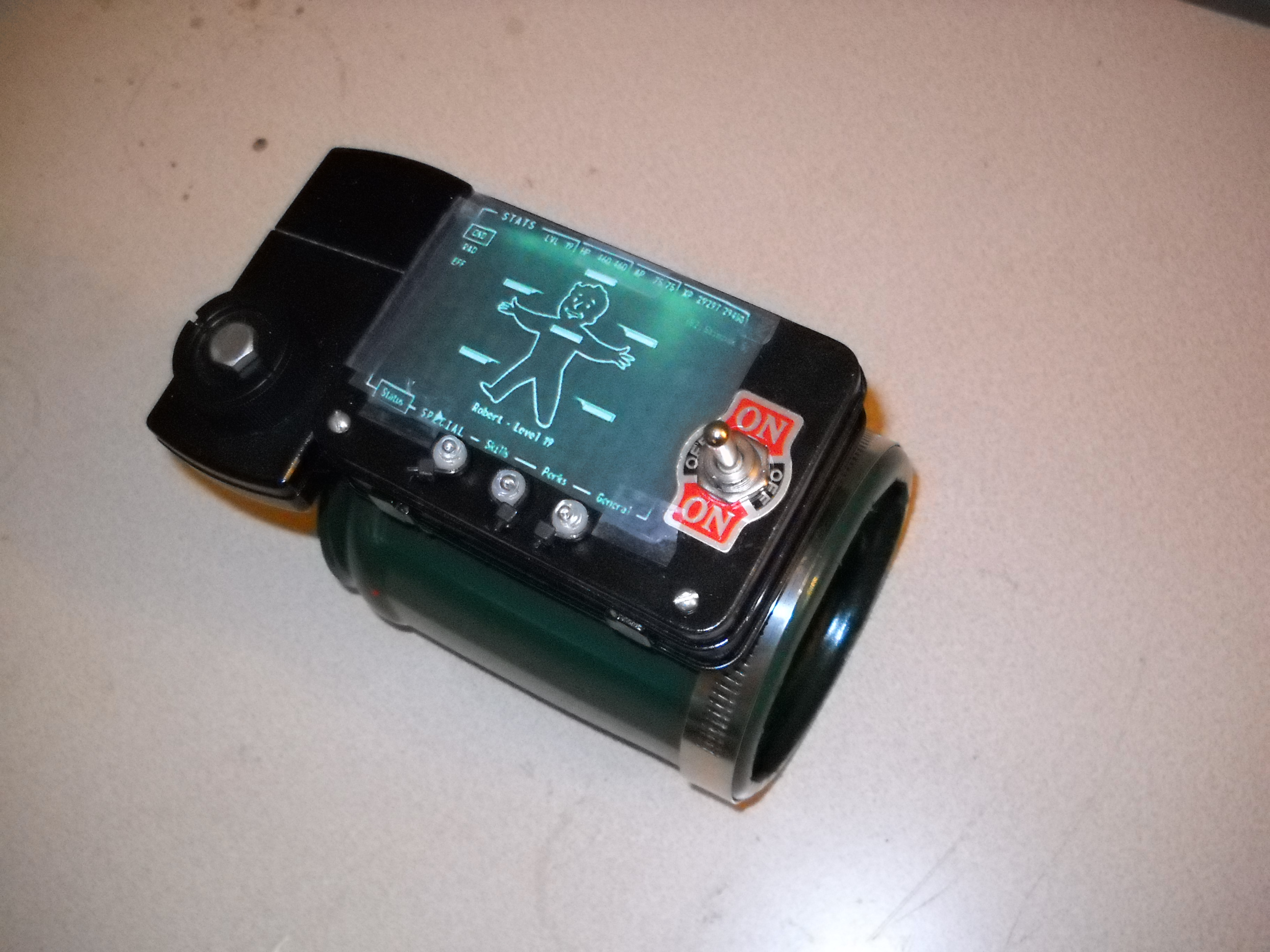 Homemade Pip-Boy 3000 - Modern Gaming Discussion - AtariAge Forums