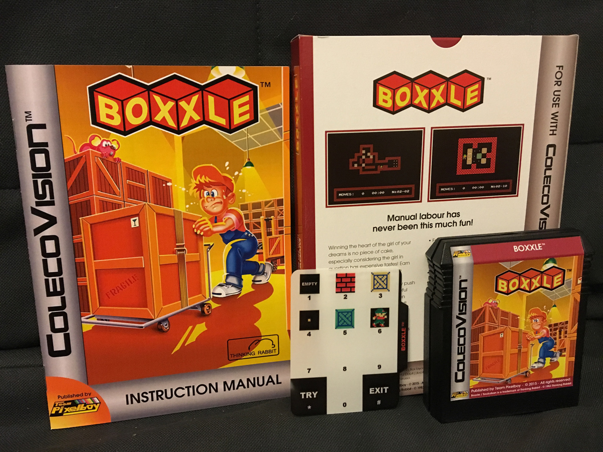 ColecoVision Boxxle Review - Best Homebrew Game Yet? - ColecoVision ...