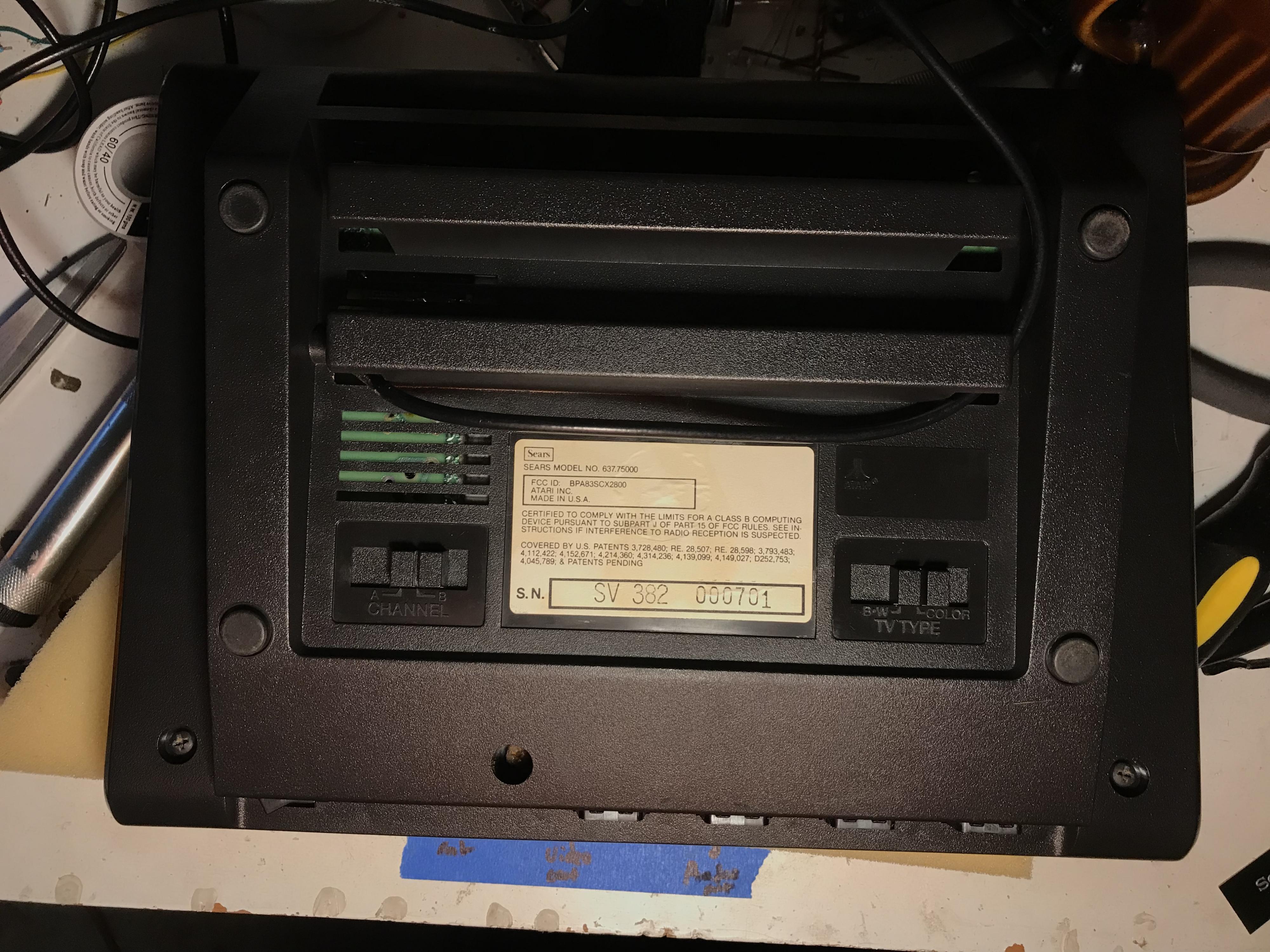 Sears Video Arcade 2 Serial List? - Atari 2600 - AtariAge Forums