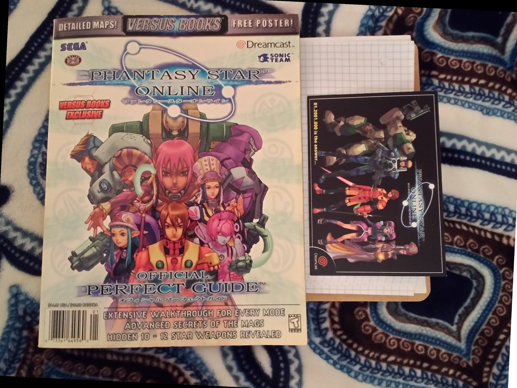 Official Guide Books: Phantasy Star Online, FF7 and FF8 - Auction ...